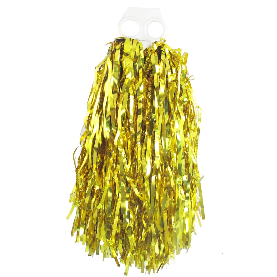 Youth Costume Cheer Leader Handle Pom Poms Shakers Gold Tone | Walmart ...