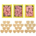 30pcs Love Heart Biscuit Molds for Weddings Birthdays Cookie Mould ...
