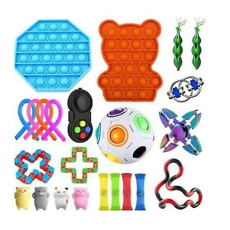 Sensory Fidget Toys Bundle Dna Stress Relief Balls With Fidget Hand ...