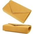 Elegant Evening Handbag,Faux Suede Clutch Bag Elegant Metal Binding ...