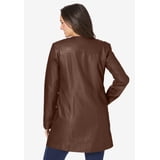 Jessica London Women's Plus Size Three Quarter Length Jacket Real ...