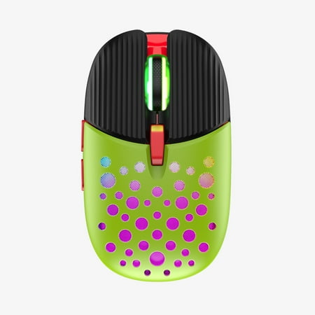 SICED Bluetooth dual-mode button hole wireless beetle mouse luminous 2 ...