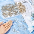 100Pcs Iron S-Hook Clasps S-Shaped Wire Hook for DIY Crafts Hanging ...