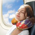 11.4in U-Shaped Pillow Strap With A High Resilience Memory Foam Core ...