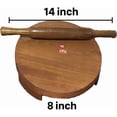 FEFEDFAA-Chakla Belan Wooden Roti Maker Set – Rolling Pin Board for ...