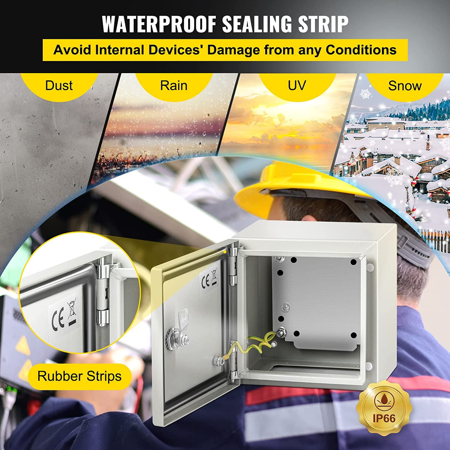 VEVOR Steel Electrical Box 8 x 8x 6 Electrical Philippines | Ubuy