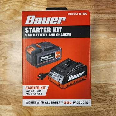 BAUER 20V 5 Ah High-Capacity Lithium-Ion Battery (2 Pack) - Walmart.com