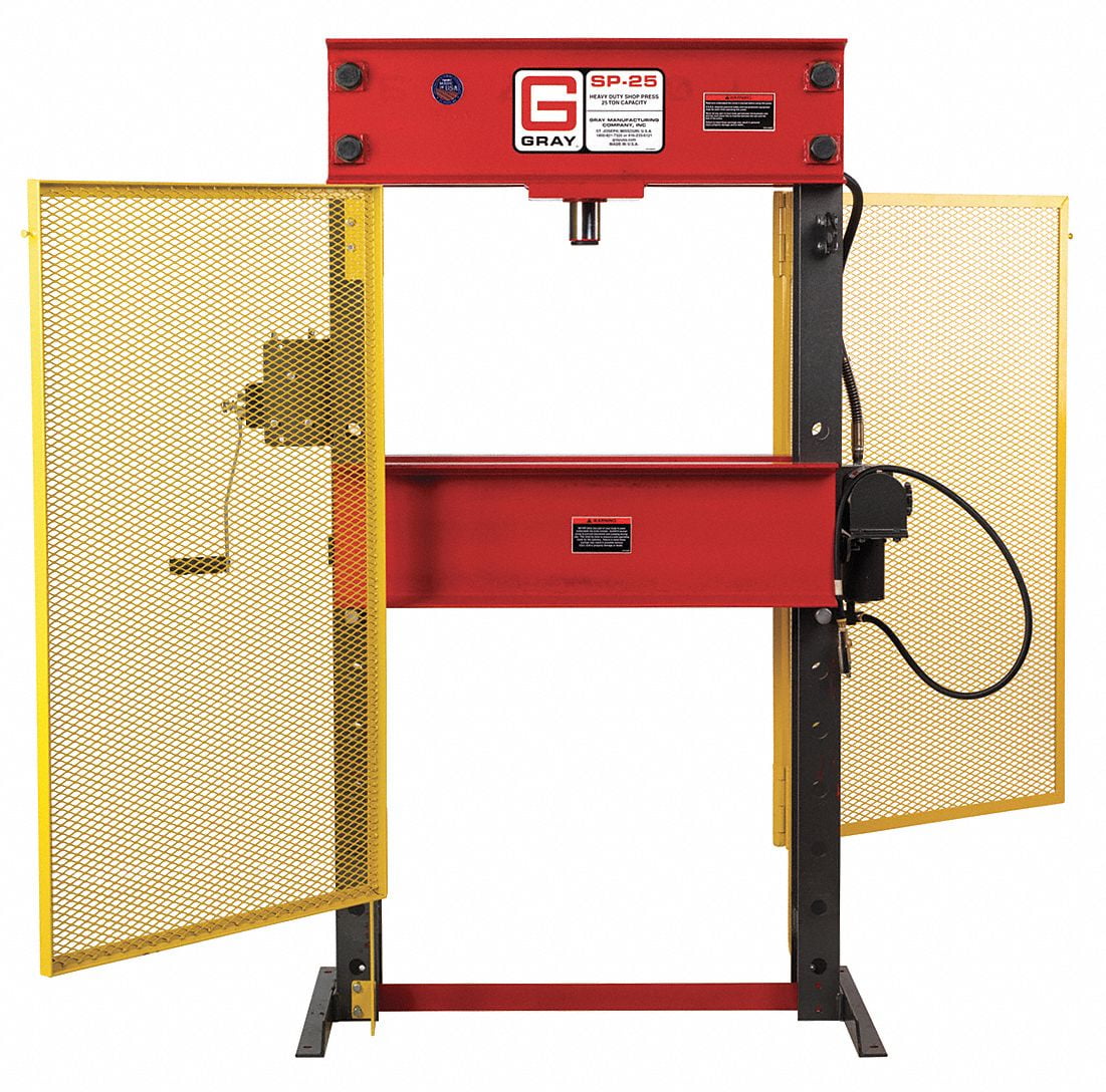 Gray Hydraulic Press Shop Press Guard Guard for SP25 Shop Press ...