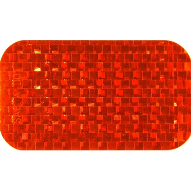 ifloortape DOT-SAE Amber 2" x 3.5" High Visibility Reflective Stick On ...