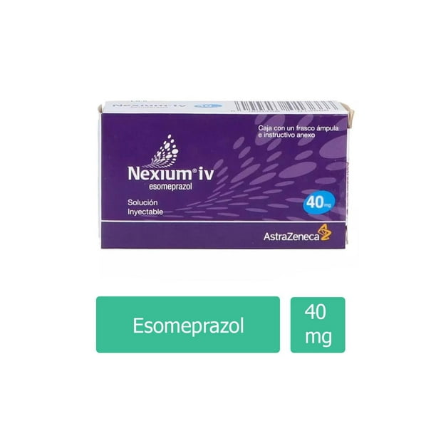 Nexium IV 40 mg Caja Con Frasco Ampula Liofilizado AstraZeneca CAJA ...