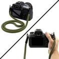 SIISLL Vintage Camera Strap, 100cm Nylon Climbing Rope, Army Green ...
