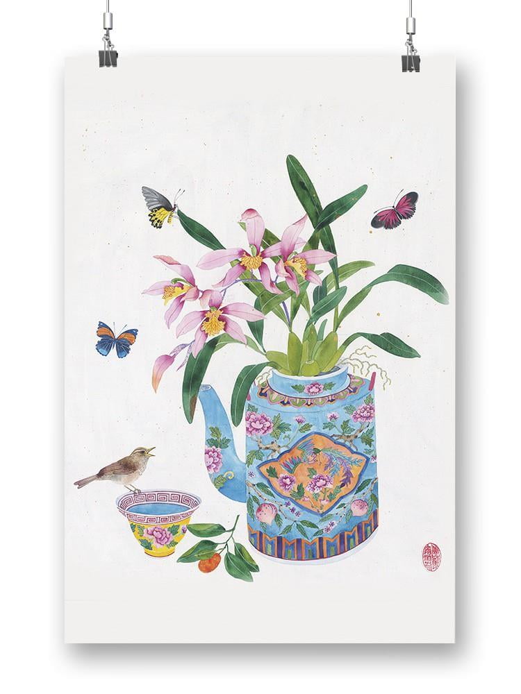 Artshine Peranakan Orchids Poster - Gabby Malpas Designs, Poster Print ...