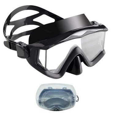 IST M80 2 Lens Snorkel Diving Mask with RX Prescription Lenses, Low ...