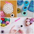 Kurtzy Colorful Crochet Yarn (42 Balls) - 2 Crochet Hooks Included (1mm ...