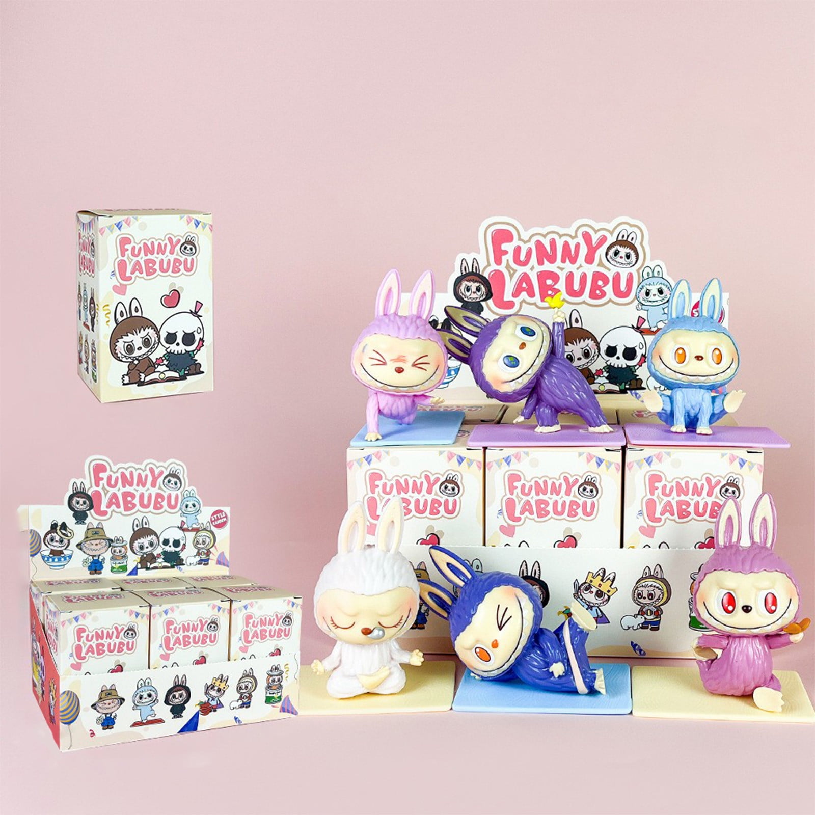 Labubu Pop Mart Originales Labubu Cute Angel Box With Fashion Doll ...