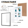 4 Pack 2 Opening 5x7 Collage Picture Frames for Wall Mounted - Walmart.com