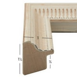 Craig Frames Luella, 19x25 inch Picture Frame, Ornate Off-White Wooden ...