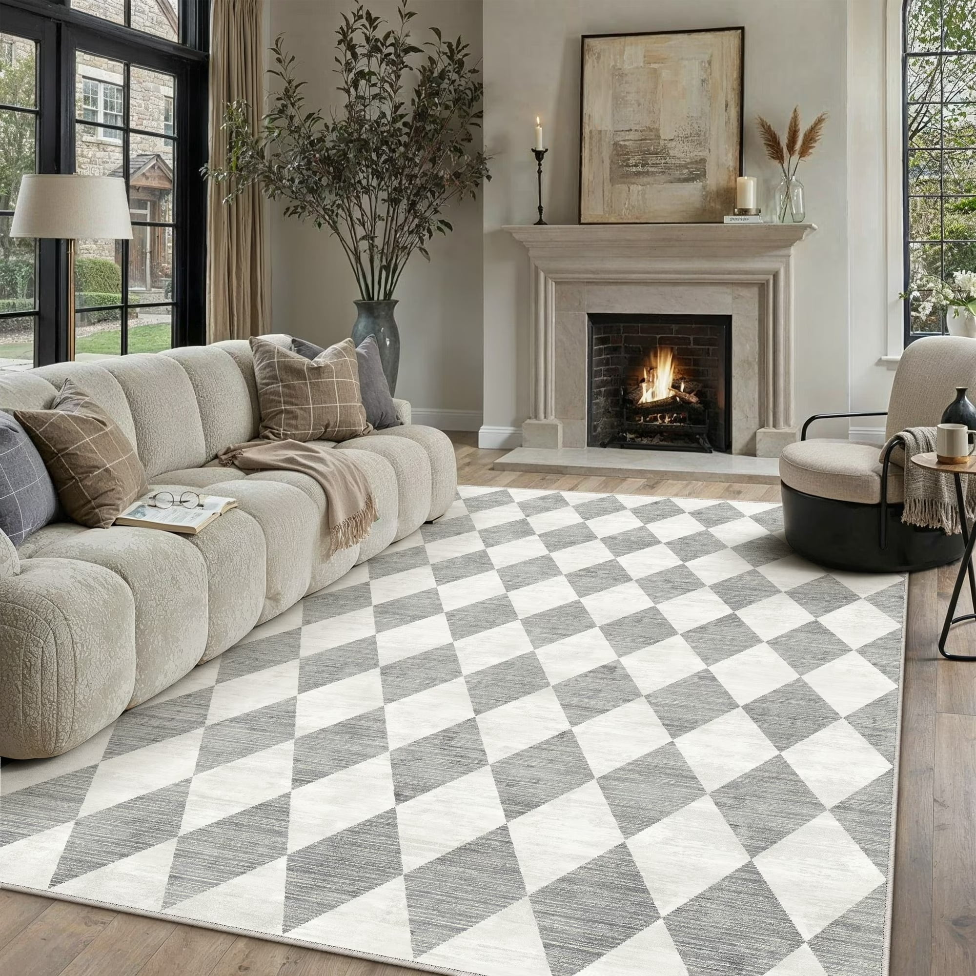 Click here for Berthmeer 8x10 Area Rugs For Living Room Dining Ro... prices