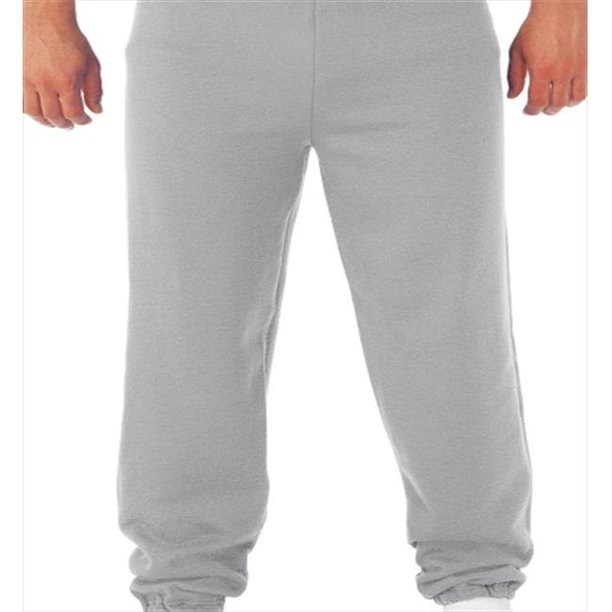 Closed Bottom Sweat Pants with Pockets, Sports Grey - Small - Case of ...