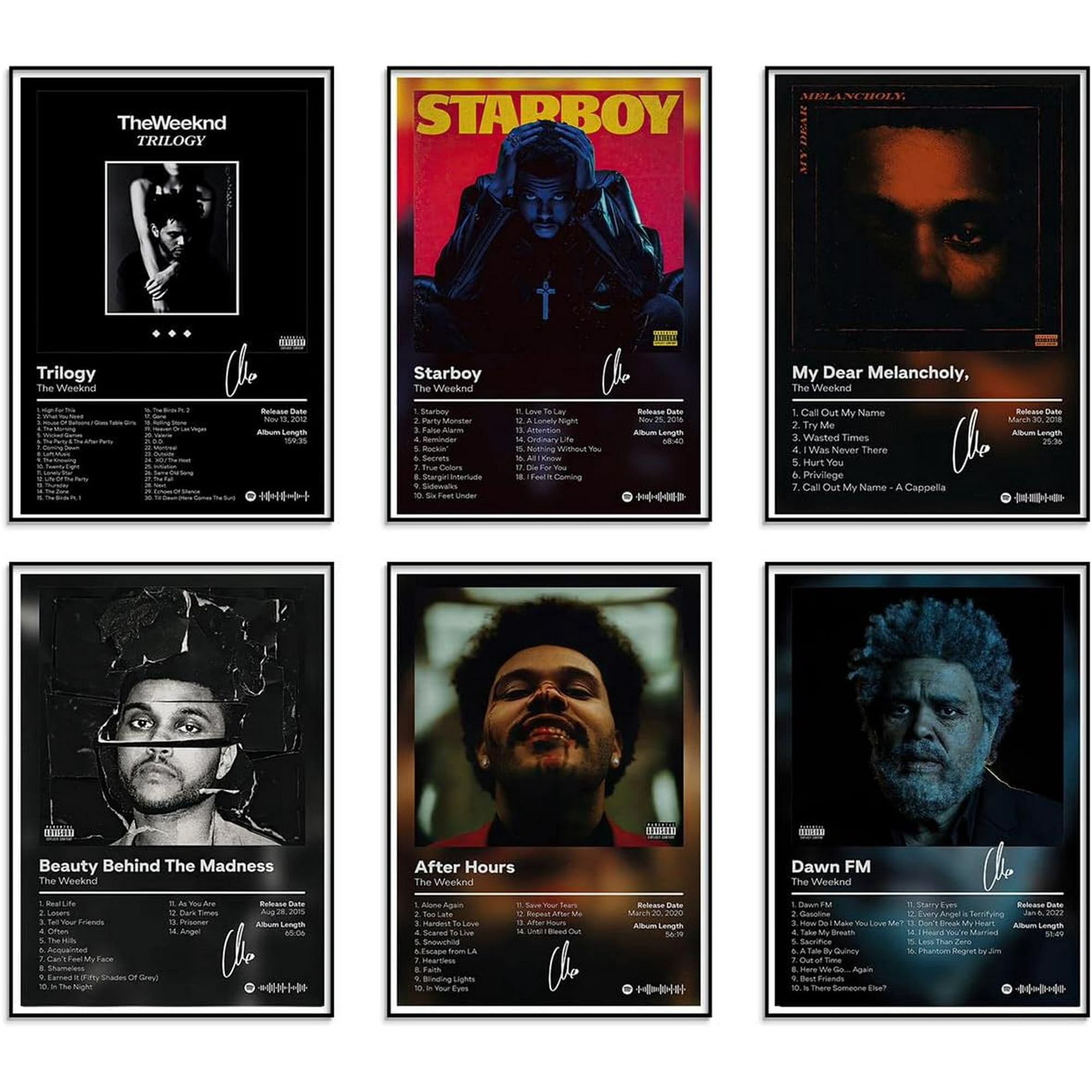 Click here for Hahdaxia The Weeknd Signed Limited Poster Music Al... prices