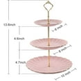 SWEEJAR 3 Tier Ceramic Display Plate Set, Pumpkin-style Wedding Dessert ...