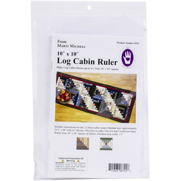 Marti Michell Log Cabin Ruler-10"X10" Square - Walmart.ca