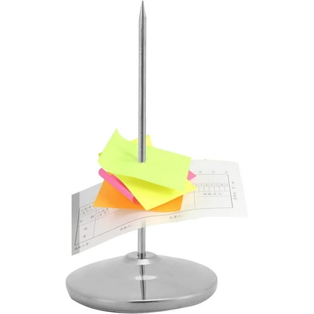Receipt Holder Spike, Stainless Steel Memo Invoice Note Organizer Bill ...
