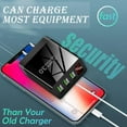 QC3.0 3USB Digital Display Fast Charging Mobile Phone Charger Multi Port With Display Charging ...