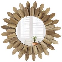 Better Homes & Gardens 3-Piece Round Sunburst Mirror Set in Gold Finish ...