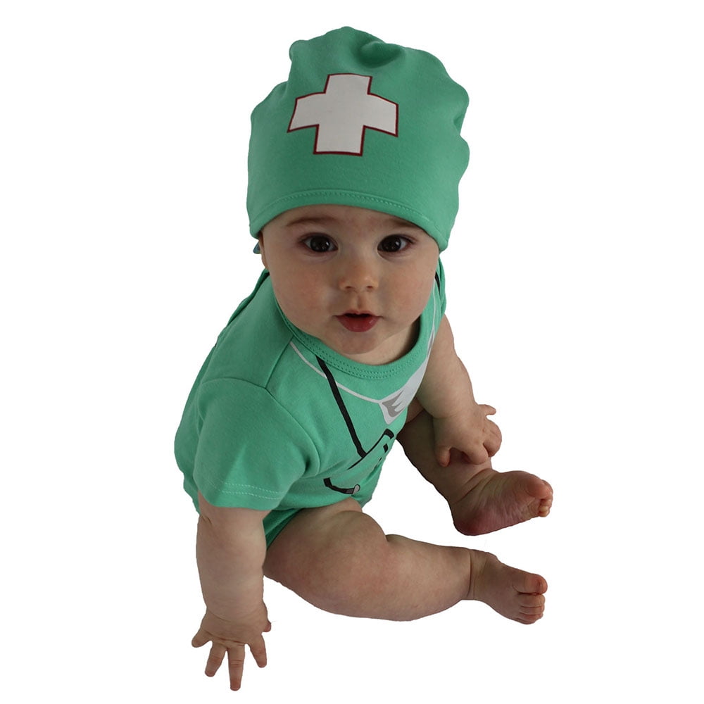 Doctor Bodysuit & Hat, 2-piece Set (Baby Boys or Baby Girls Unisex ...