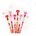 TINYMILLS 24 Pc Valentine's Day Heart Multi Point Pencils, Party Favors ...