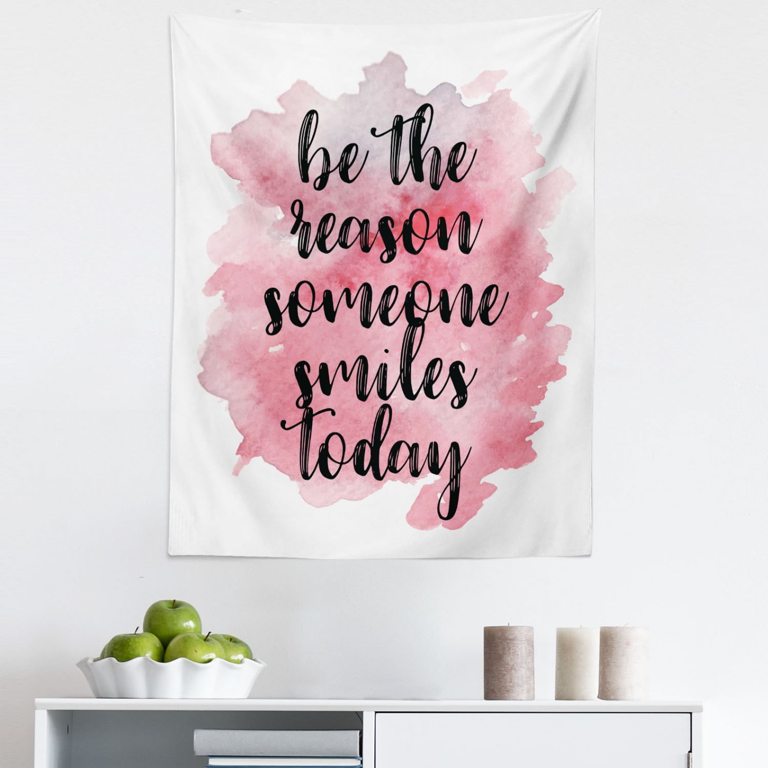 Saying Tapestry, Be the Reason Someone Smiles Today Calligraphy on ...