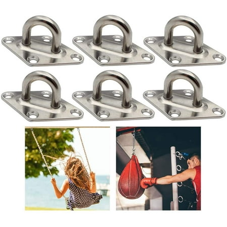 SICED Steel Eyelet Eye Plates Stainless Steel Boat Eye Plate Garden ...