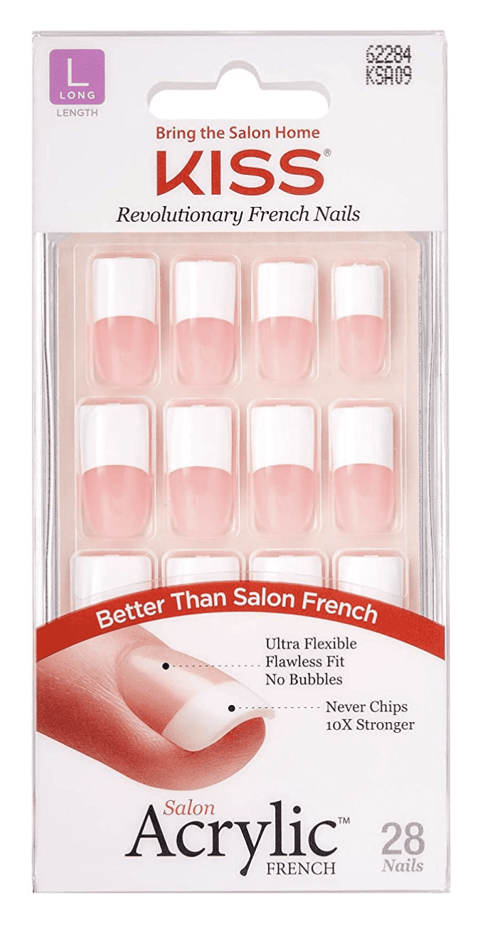 KISS Salon Acrylic Natural Nails KSA09 - Walmart.com