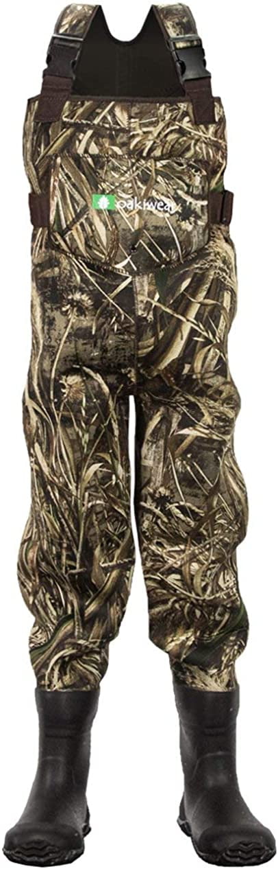 OAKI Toddler & Children's Waterproof Fishing Waders for Kids 14/15 Max ...