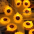 1pc Sunflower LED String Lights - Colorful Decorative Fairy Lights for ...