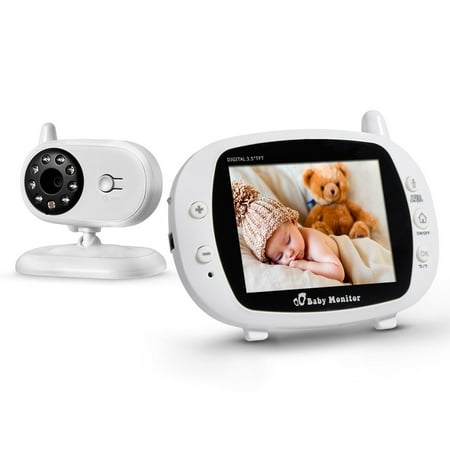 Barbala Wireless Video Baby Monitor 3.5 inch Nanny Baby Security Camera ...