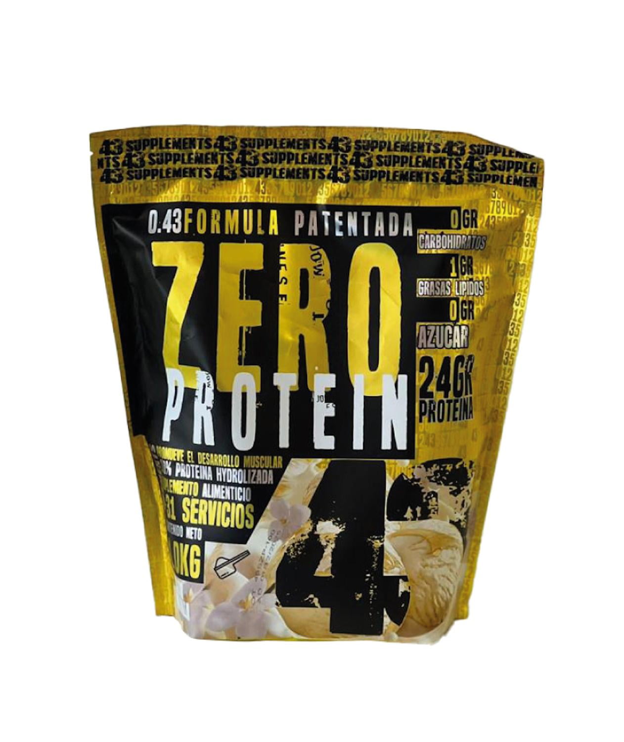Proteína Hidrolizada Zero Carbohidratos 43 Supplements 1KG multicolor ...