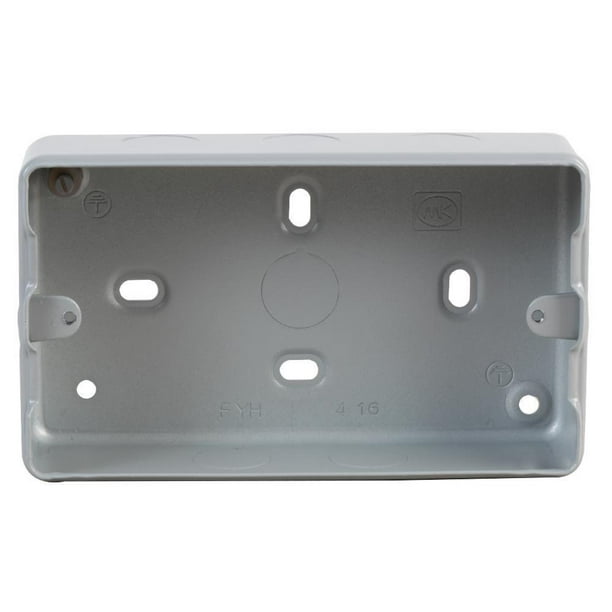 MK - Grid Plus Metalclad 2 Gang Surface Box - Walmart.com