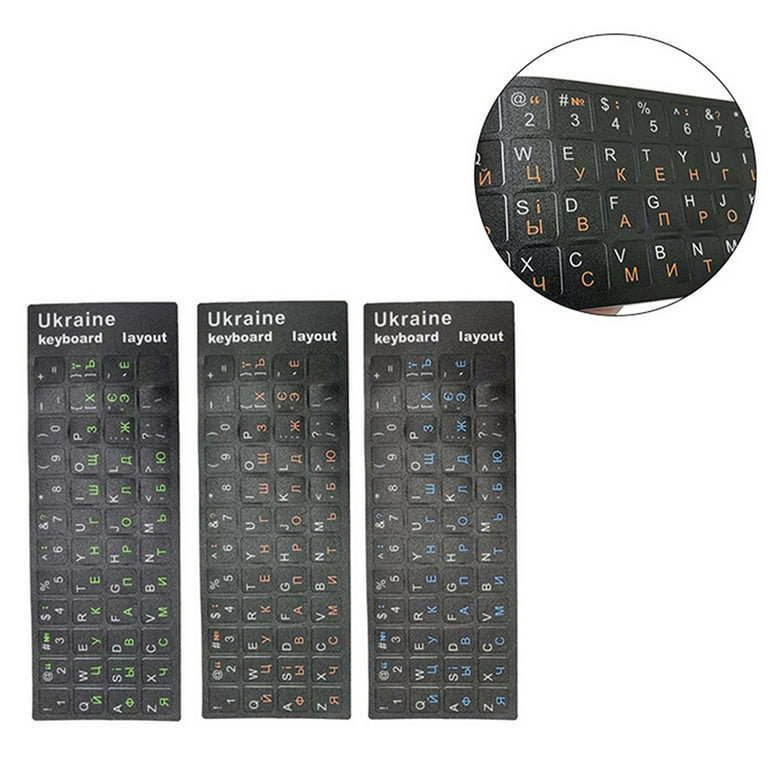 Ukrainian Language Keyboard Sticker Laptop Keyboard Ukrainian | Laptop