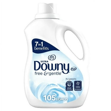 Downy Free & Gentle Liquid Fabric Softener, Hypoallergenic, For ...