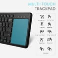 Perixx PERIBOARD-716 Wireless Keyboard with Touchpad, Support Multiple ...