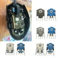 8mm 9mm 10mm 11mm Rotary Mouse Scroll Silver Wheel Encoders for PC ...