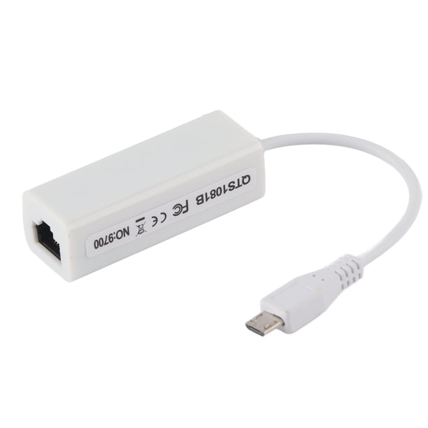 Network Card Adapter Micro USB to RJ45 Ethernet Port for Raspberry Pi ...
