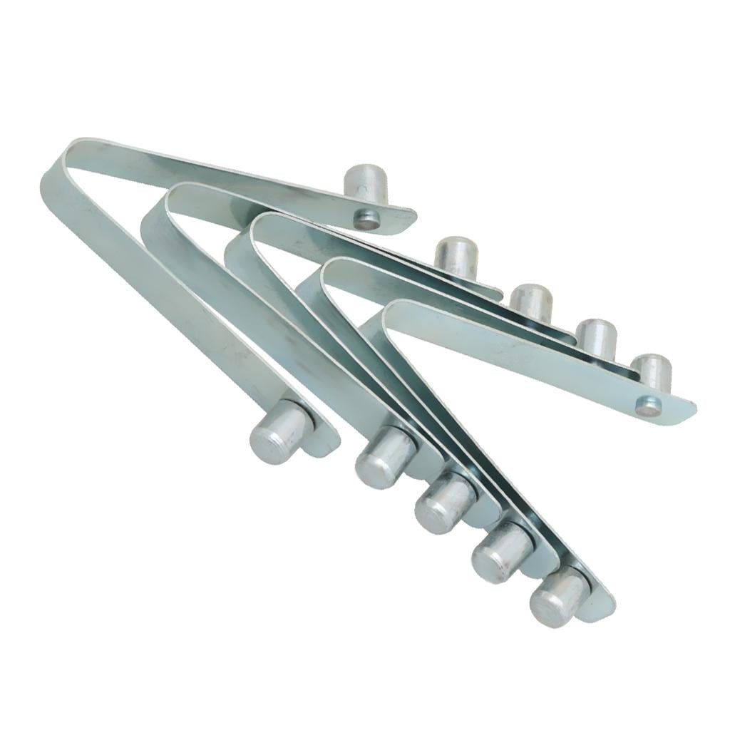 Pack of 5 Push Snap Button Tent Awning Pole Solid 9MM x 12MM - Walmart.com