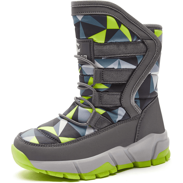 HOBIBEAR Boys Snow Boots Waterproof Outdoor Warm Slip girls Winter ...