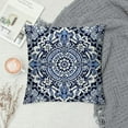 COMIO Blue Throw Pillow Covers - Blue Pillow Covers, Decorative Blue ...