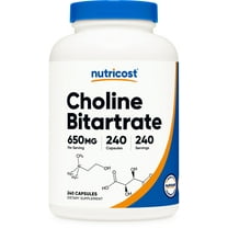 Solgar B Complex Choline 350mg, 100 Vegetarian Capsules for Brain ...