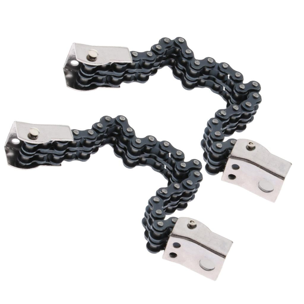 2 piezas de Pedal de tambor más fino, doble cadena, conector de ...
