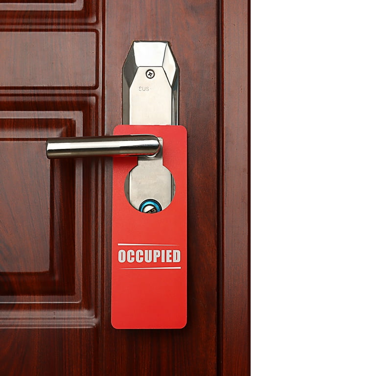 Occupied Door Handles